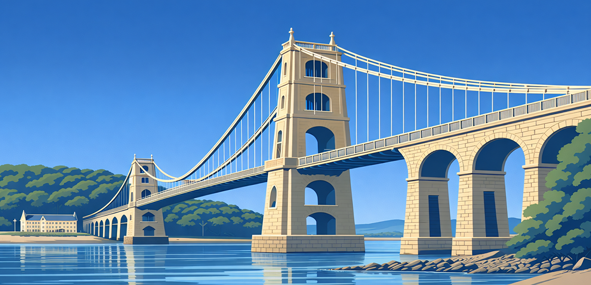 THE MENAI SUSPENSION BRIDGE | BG LIFE UK
